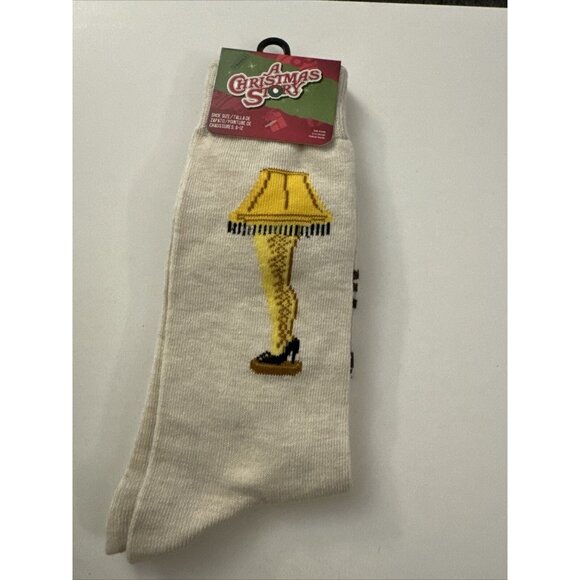 Holiday | Accessories | New Christmas Story Fragile Leg Lamp Socks B53 ...